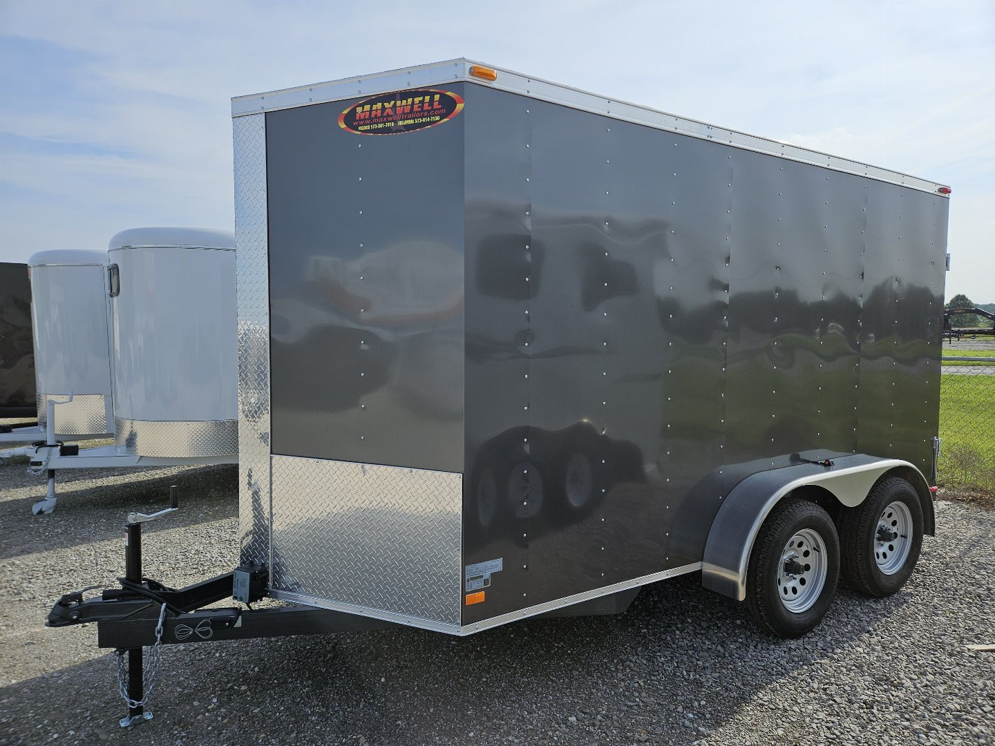 New 2025 Maxwell 6 X 12 Tandem Axle Cargo / Enclosed Trailer