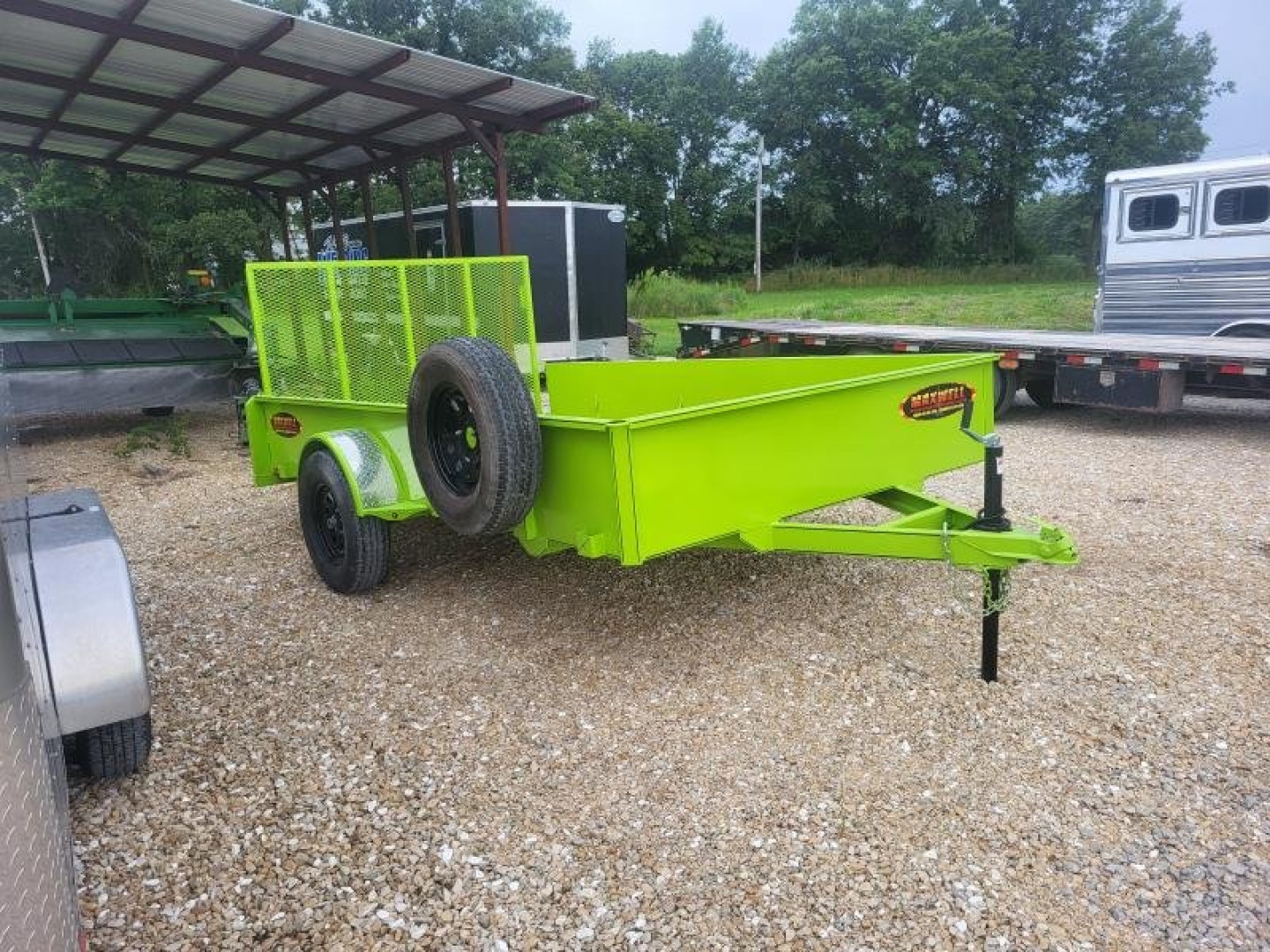 New 2024 Maxwell 83x12 Solid Side Utility Trailer