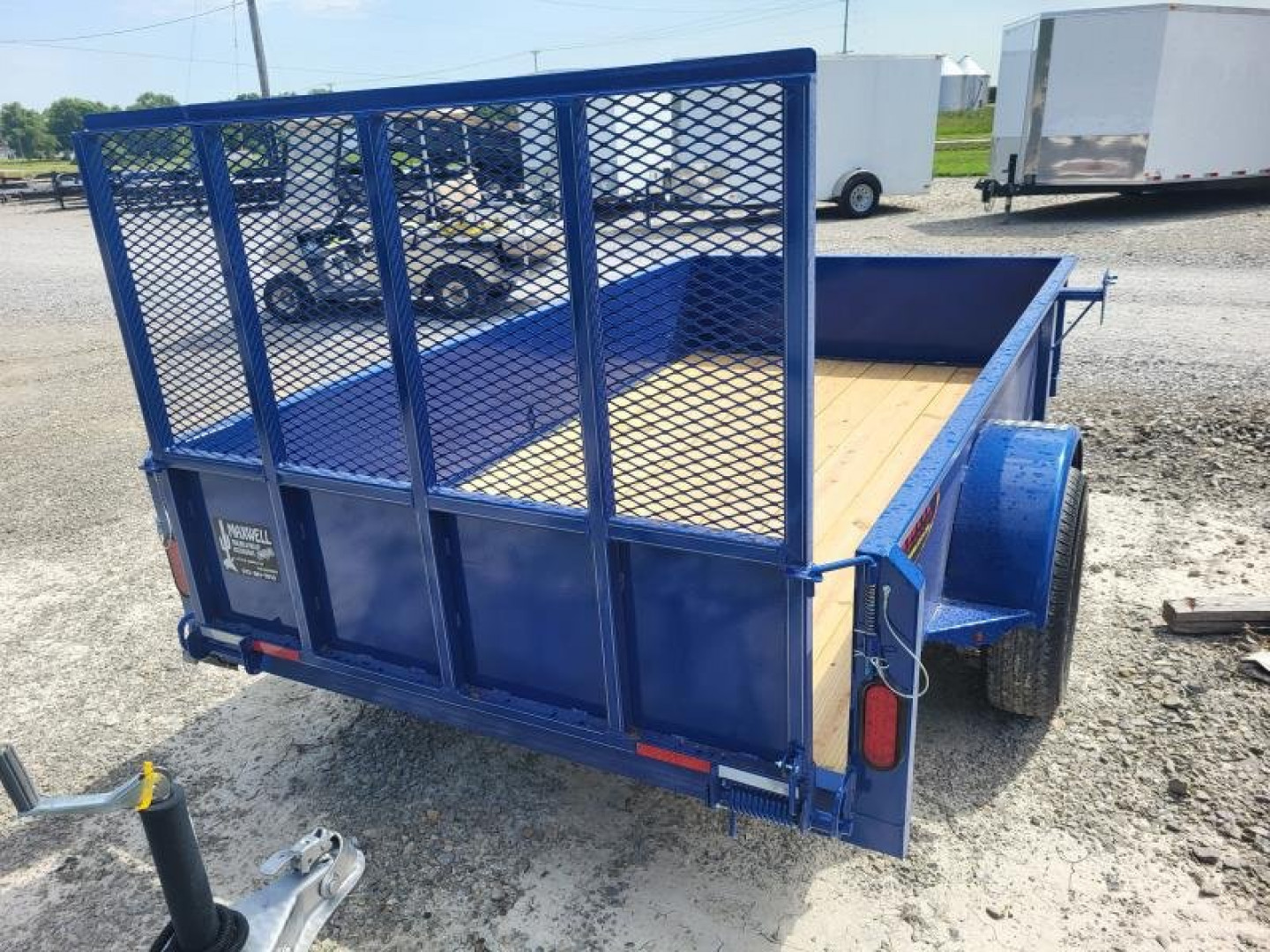 New 2024 Maxwell 72"x10' Solid Side Utility Trailer