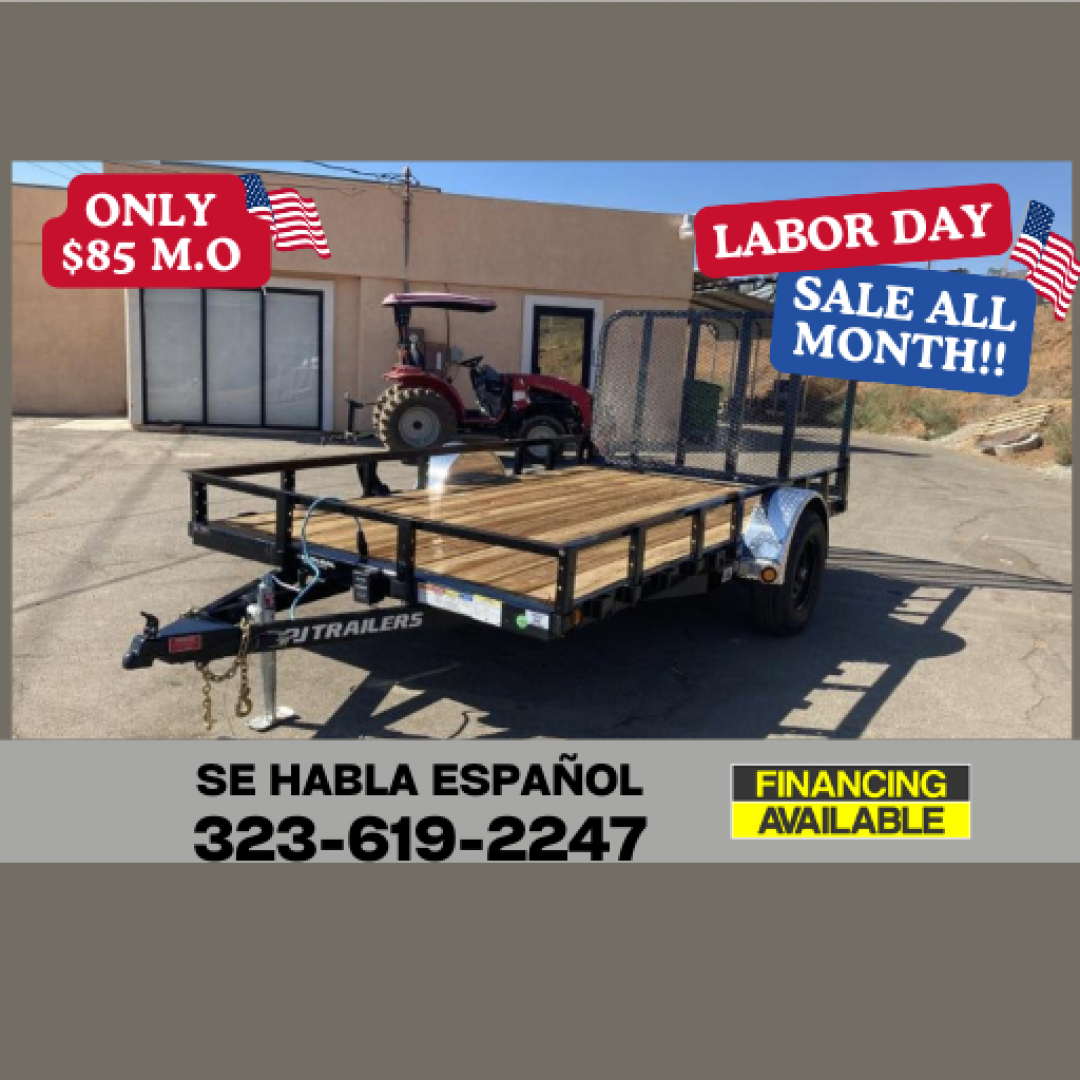 New 2023 PJ TRAILERS 82 x 12 U8 Utility Trailer for sale in Acton, CA
