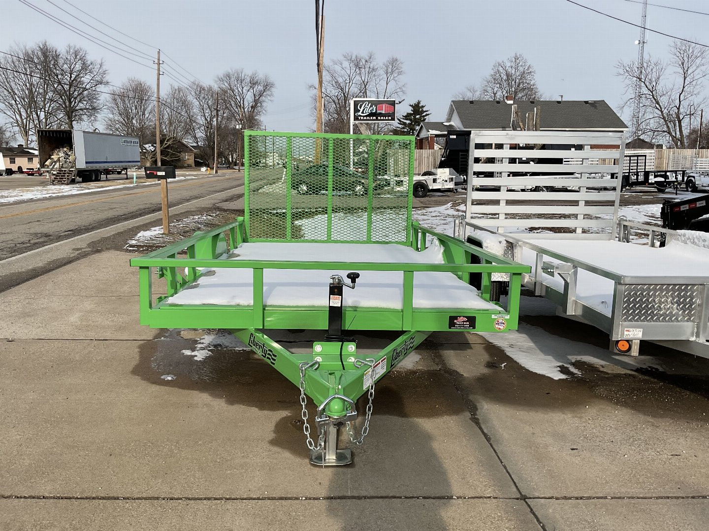 New 2025 Liberty 78X12 Utility Trailer - Green