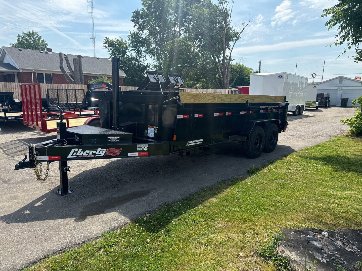 New 2025 Liberty Trailers 83x16 Dump 16K Rated Telescopic Lift for sale in Evansville, IN