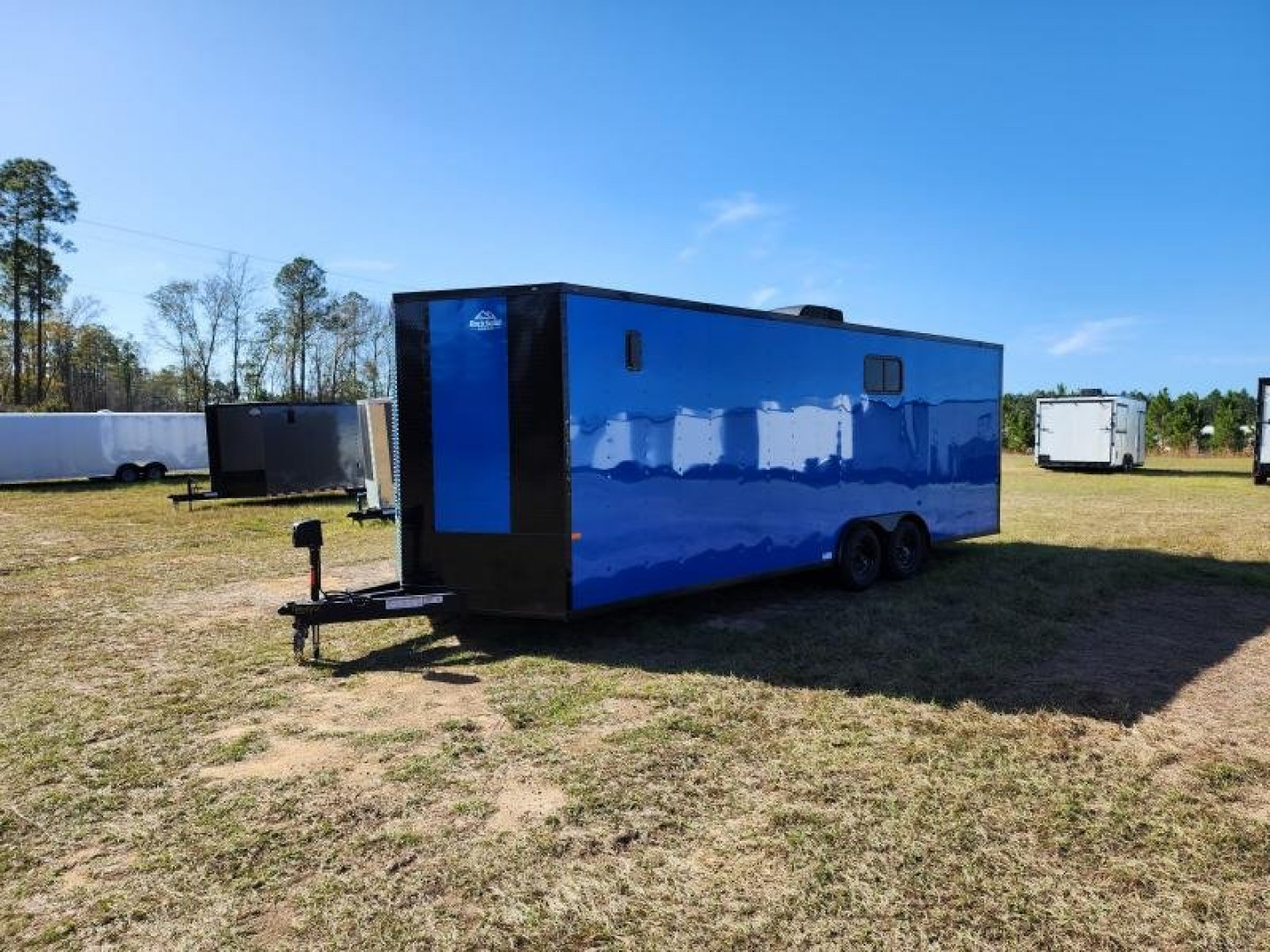 New 2026 24 Bright Blue Office Trailer
