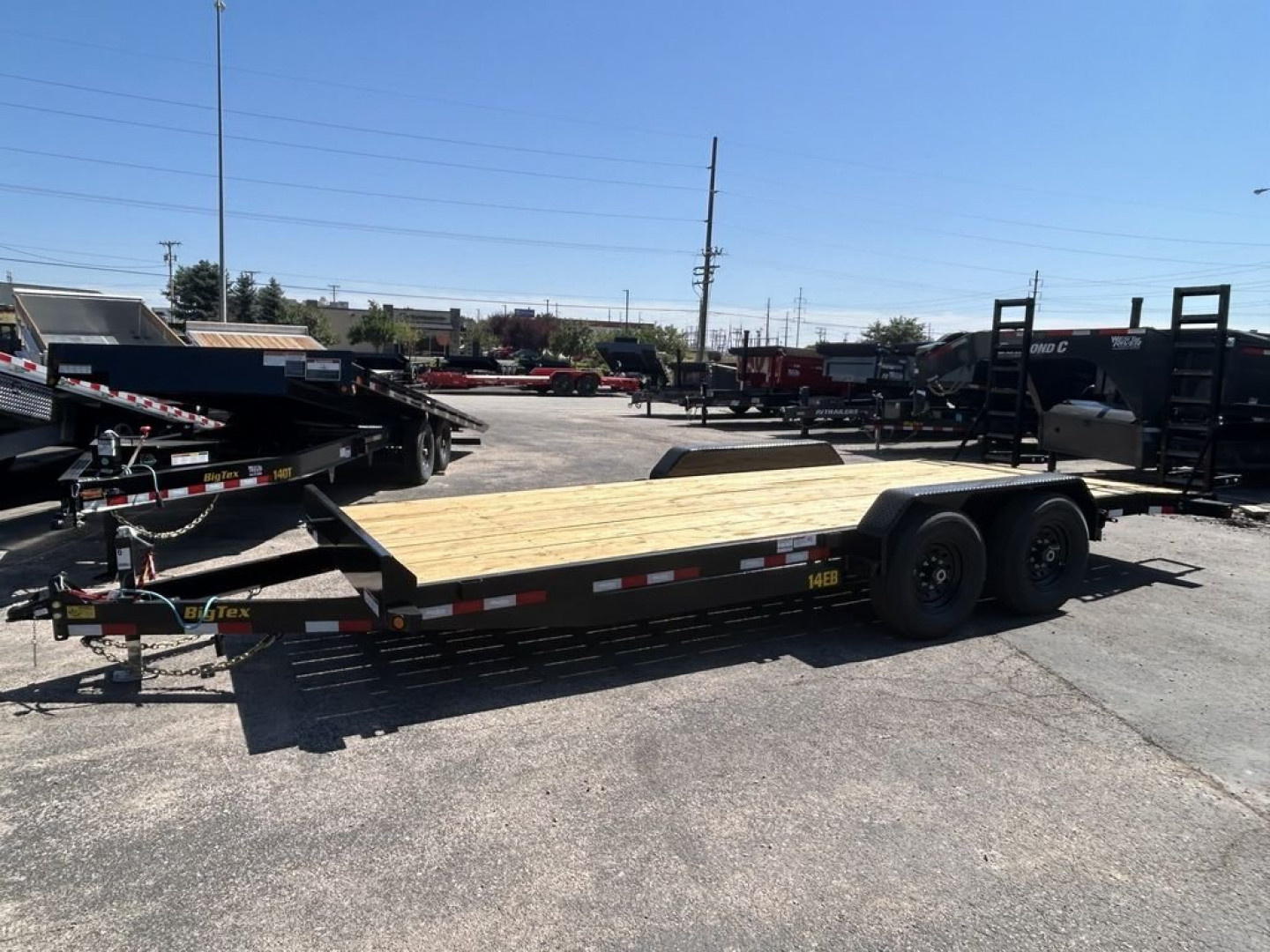 New 2025 Big Tex Trailers 14EB-18D2A-KRBK Equipment Trailer for sale in ...