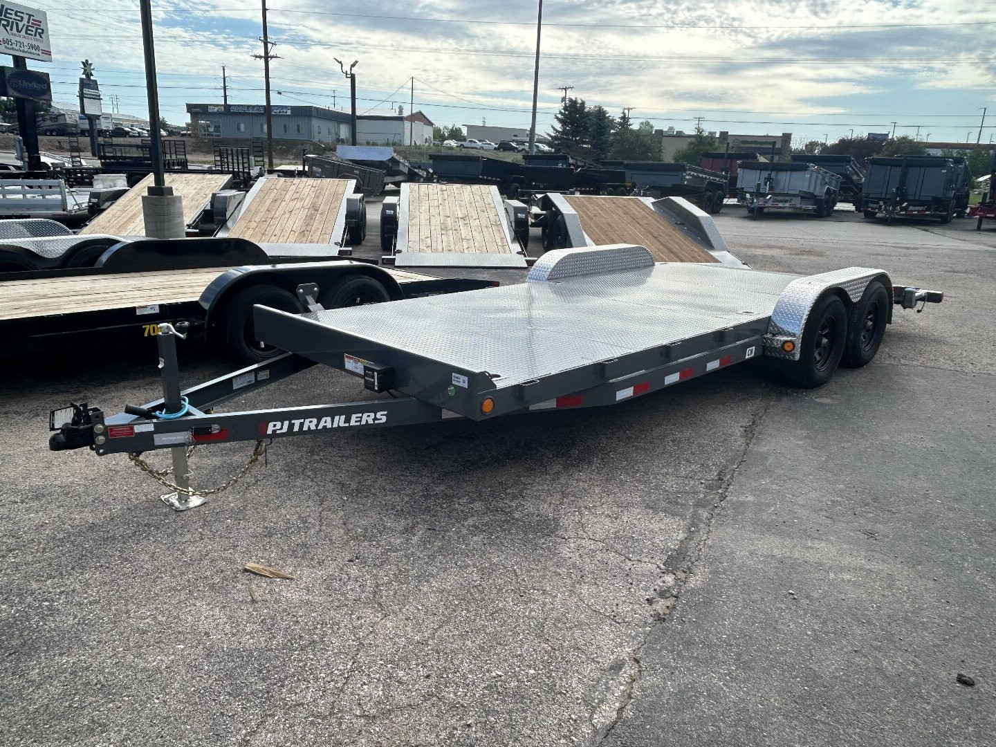 New 2024 PJ Trailers 4" Channel Carhauler (C4) 20' Car Hauler