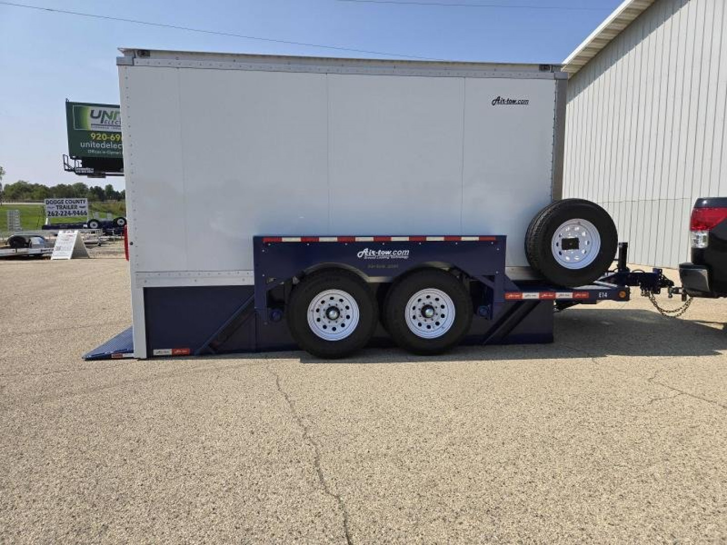 New 2024 AIR TOW E14 Enclosed Drop/Lowering Trailer