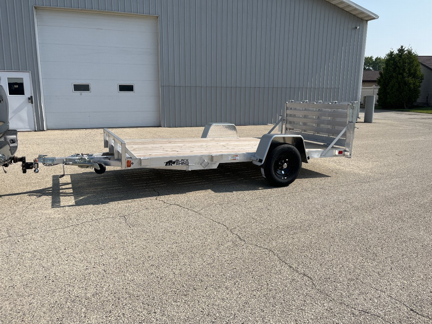 New 2025 Black Rhino 6'x12' UTS612 No Side Rails w/ Bi-Fold Gate ATV ...