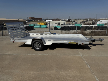 New 2025 Aluma 7712H-S-TG Utility Trailer
