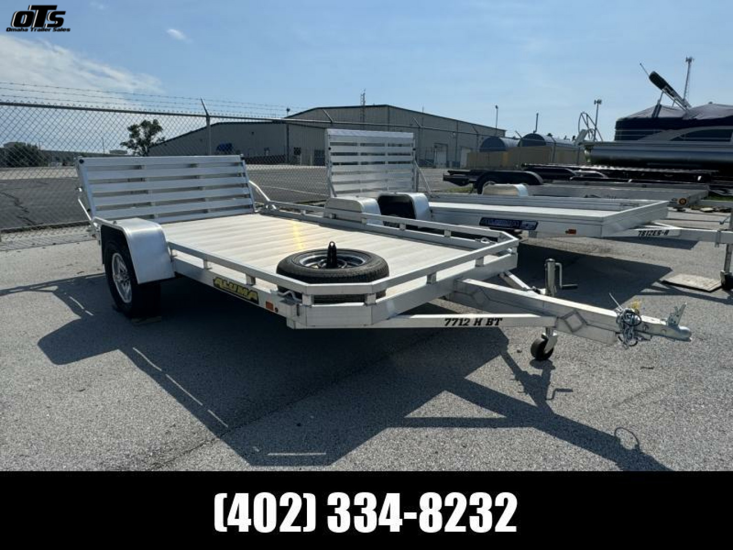 New 2023 Aluma 7712 HSBT Utility Trailer for sale in Omaha, NE