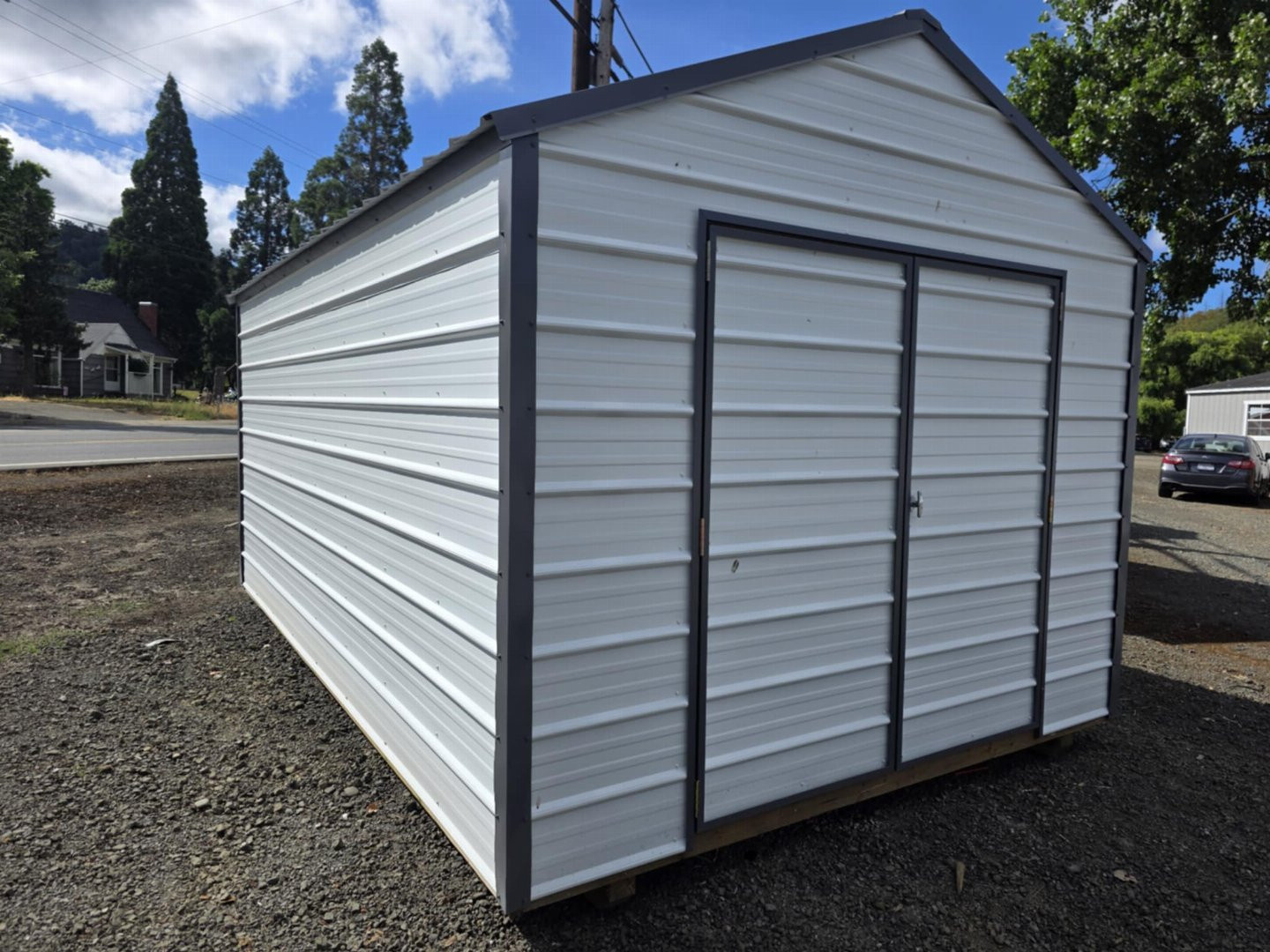 New 2025 OLD HICKORY 10X16 METAL SIDING UTILITY SHED PORTABLE STORAGE ...