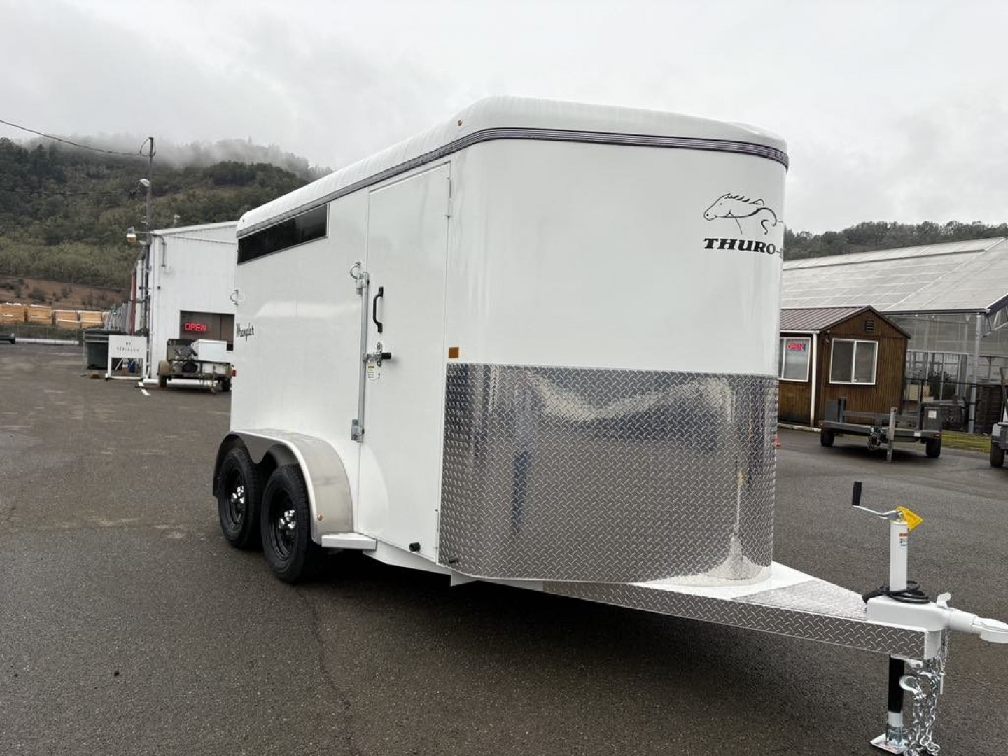 New 2025 Thuro-Bilt Wrangler 2-H Slant Horse Trailer