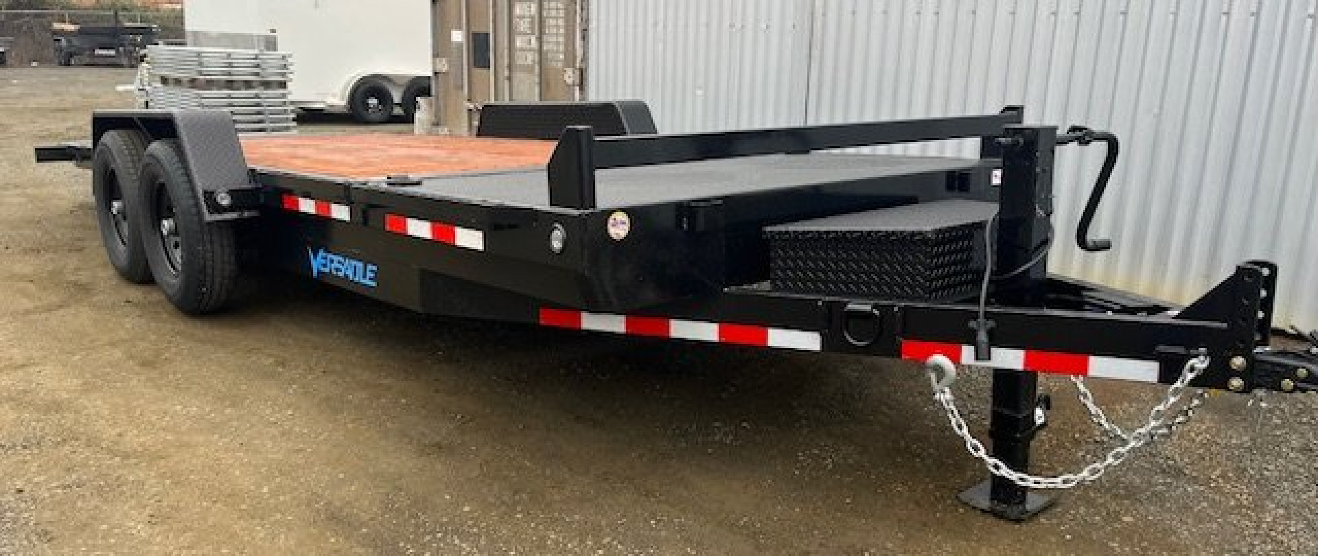 New 2026 VERSATILE SF204TA4 7X20 SPLIT TILT 14K EQUIPMENT TRAILER