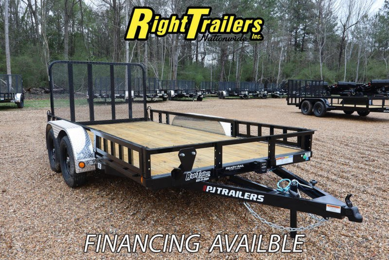 New 2024 7X14 PJ ATV Utility Trailer for sale in Hattiesburg, MS