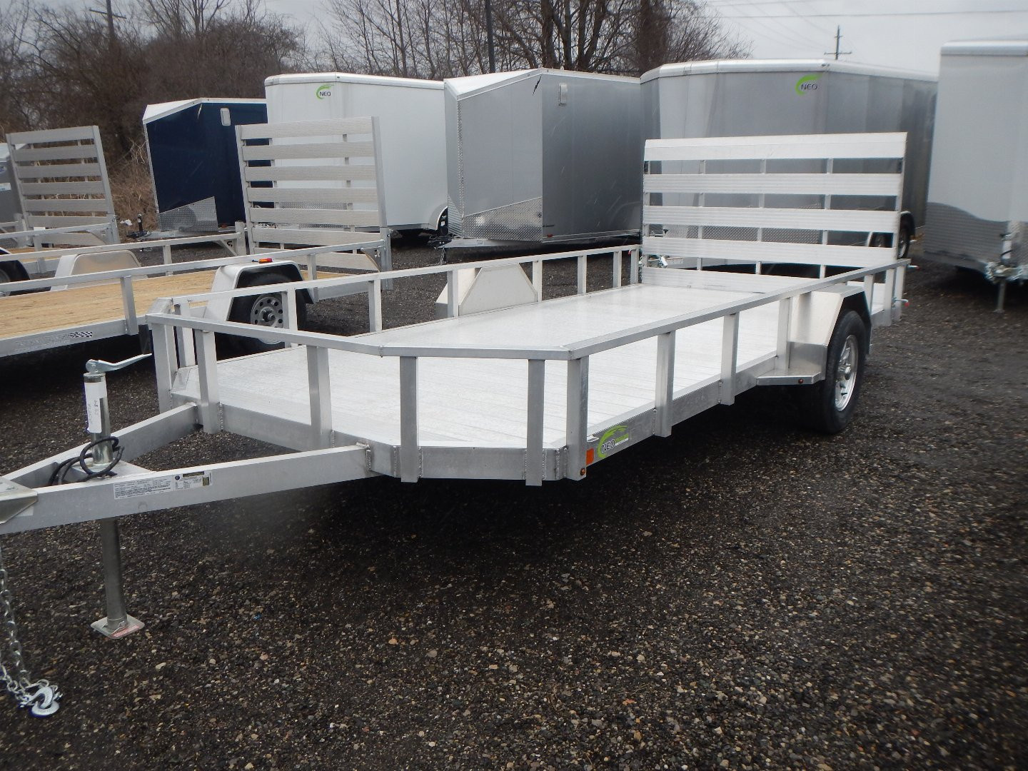 New 2025 NEO Trailers 7 X 14 FLATBED Utility Trailer for sale in Howell, MI