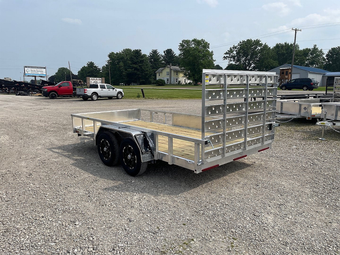 New 2026 QSA 80"x14' Aluminum Landscape Trailer for sale in Wooster, OH