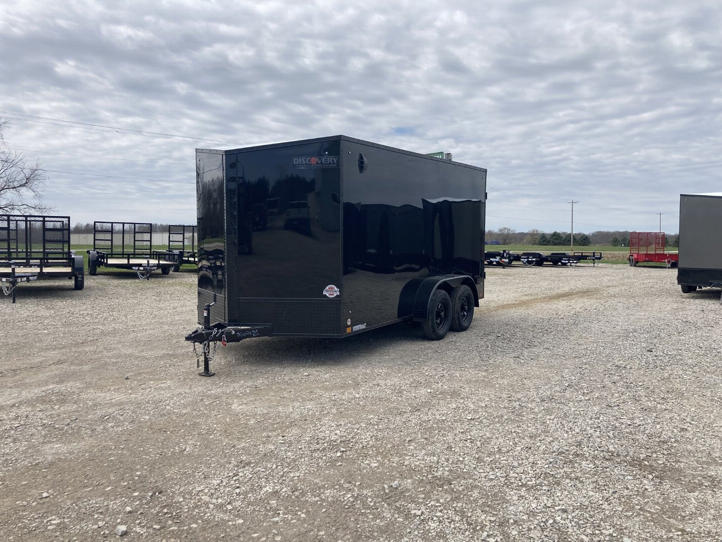 New 2026 Discovery 7x14 Cargo Trailer - Rear Double Doors