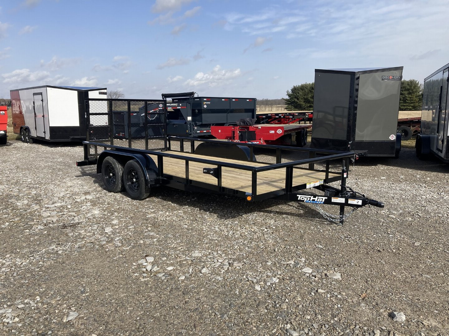 New 2025 Top Hat 83"x16' ATV Trailer