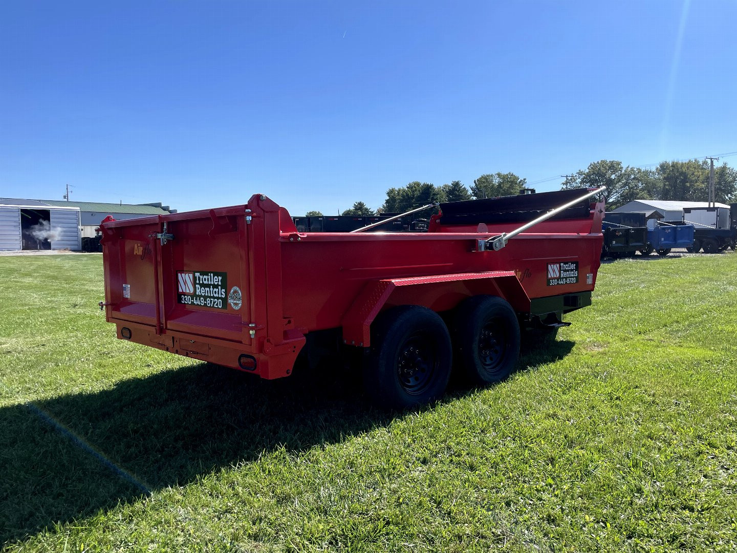 New 7x14 Dump Trailer Rental