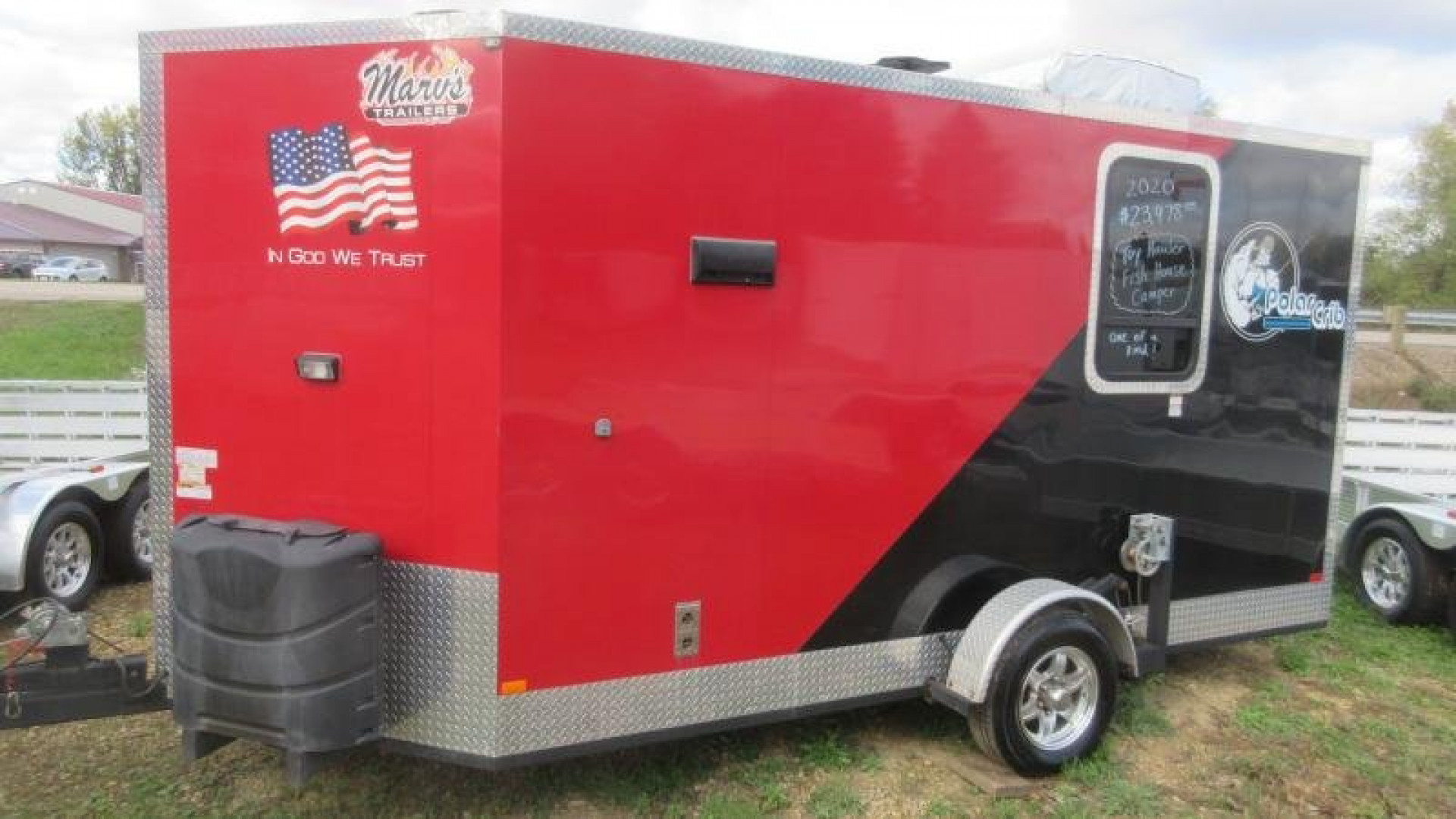 Used 2020 Polar Crib Ice Fishing/Toy Hauler/Camper Ice House