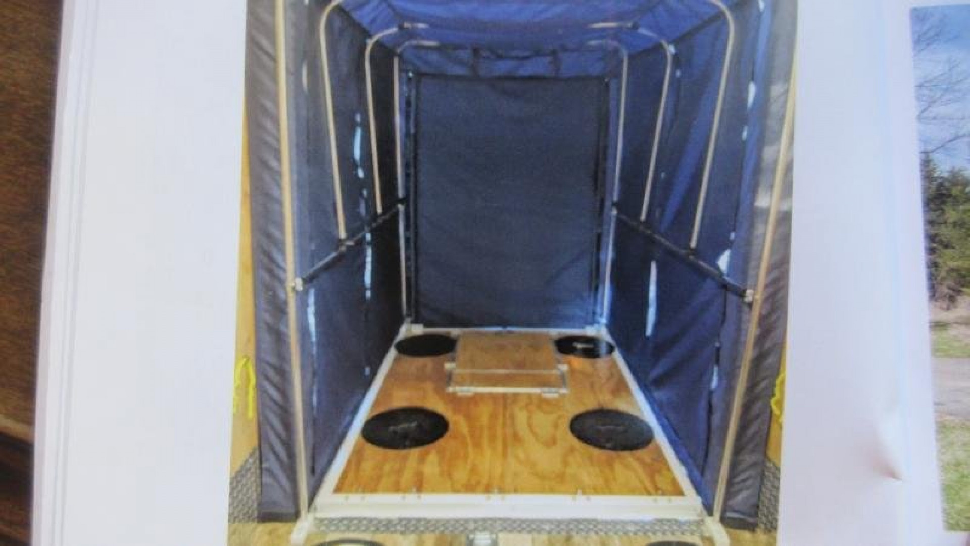 Used 2020 Polar Crib Ice Fishing/Toy Hauler/Camper Ice House
