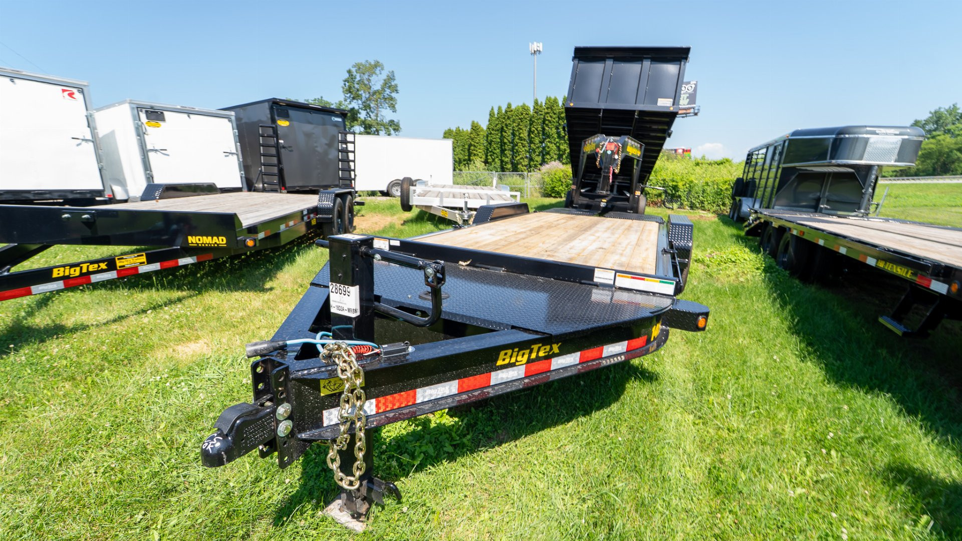 New 2026 Big Tex Trailers 18FT 15.4K GVWR Equipment Trailer W/ MEGA RAMPS