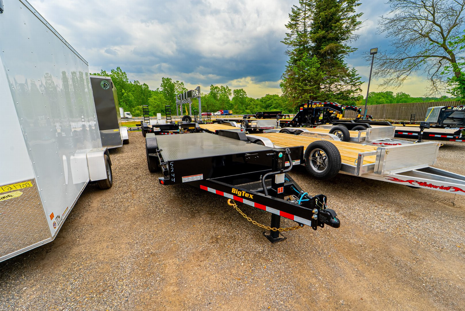 New 2025 Big Tex Trailers 25FT 23.9K GVWR W/MEGA RAMPS Equipment Trailer