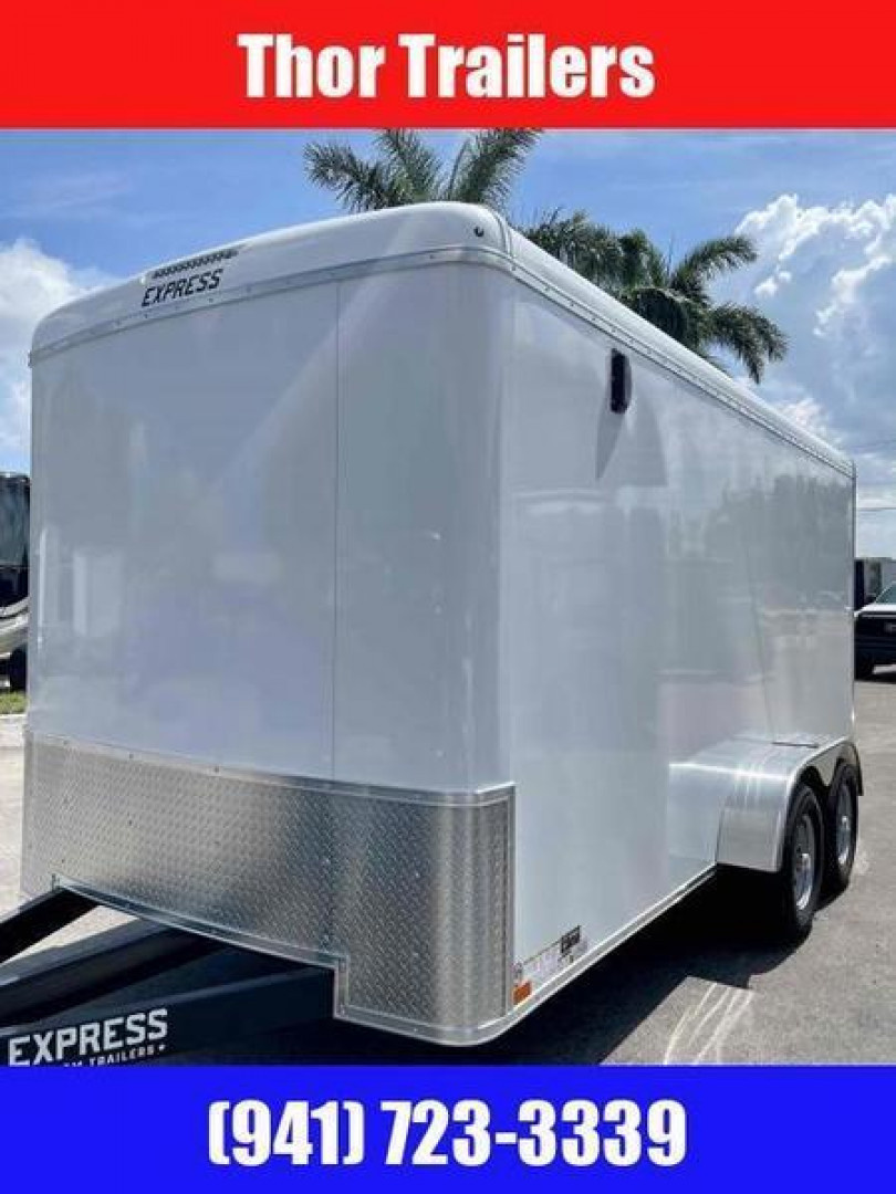 New 2025 Express Custom Trailers 7X16 TA W/LANDSCAPE PACKAGE Cargo / Enclosed Trailer