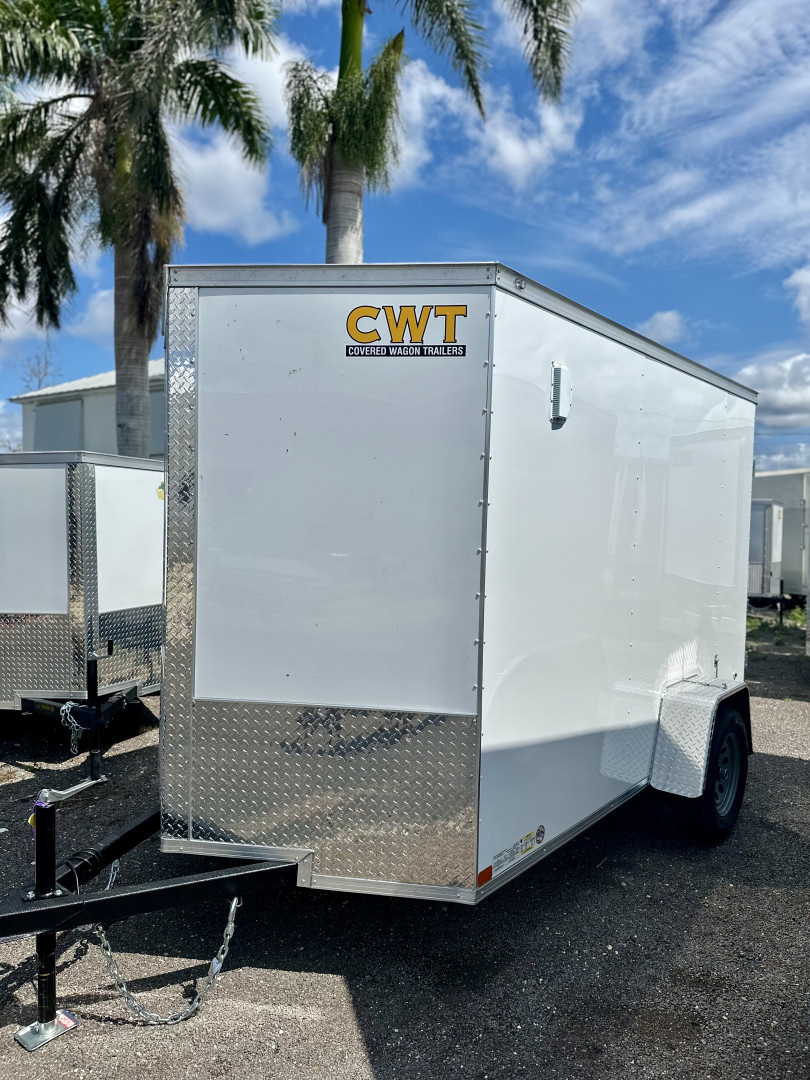 New 2025 Covered Wagon Trailers 6X10 SA Cargo / Enclosed Trailer W ...