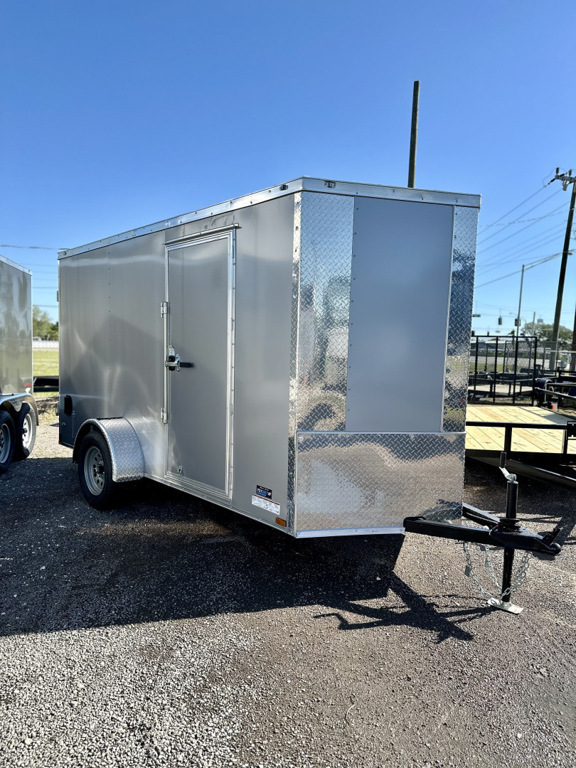 New 2025 Anvil 6X10 SA SILVER WITH DOUBLE DOORS Cargo / Enclosed Trailer