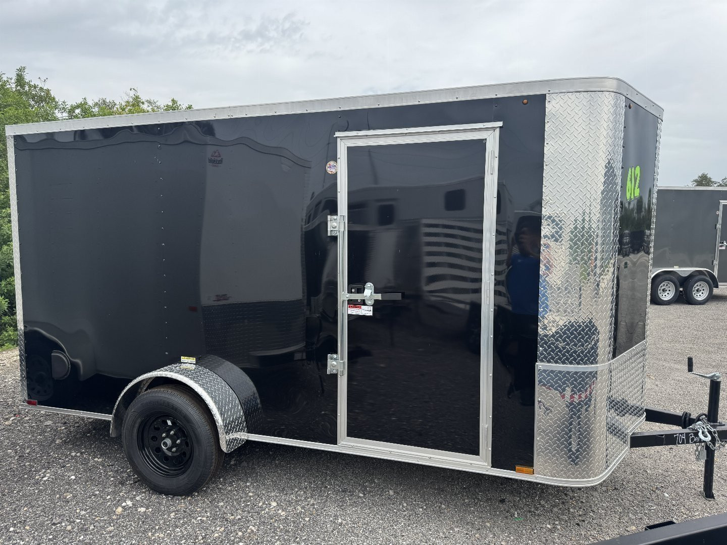 New 2025 Arising 6X12 SINGLE AXLE 2990 LB GVWR Cargo / Enclosed Trailer ...