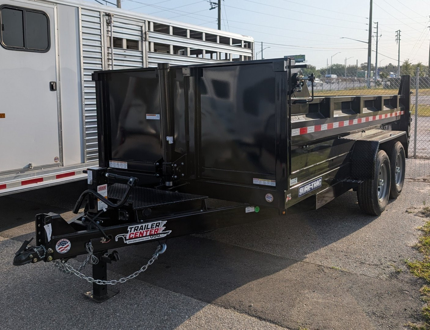 New 2025 Sure-Trac 7X14 LOW SIDE DUMP 14K Dump Trailer for sale in ...