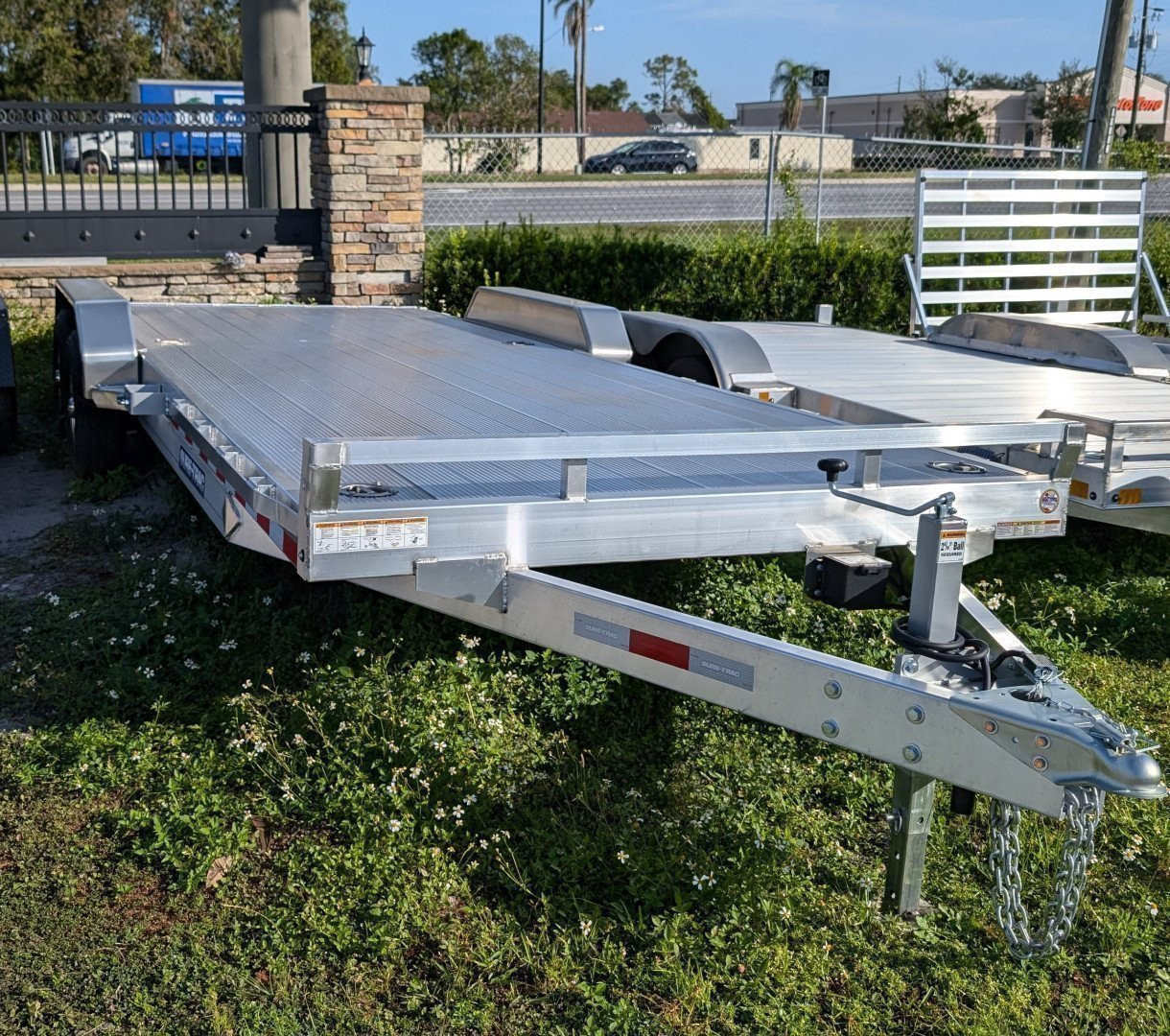 New 2025 Sure-Trac ALUMINUM 7X22 Car / Racing Trailer