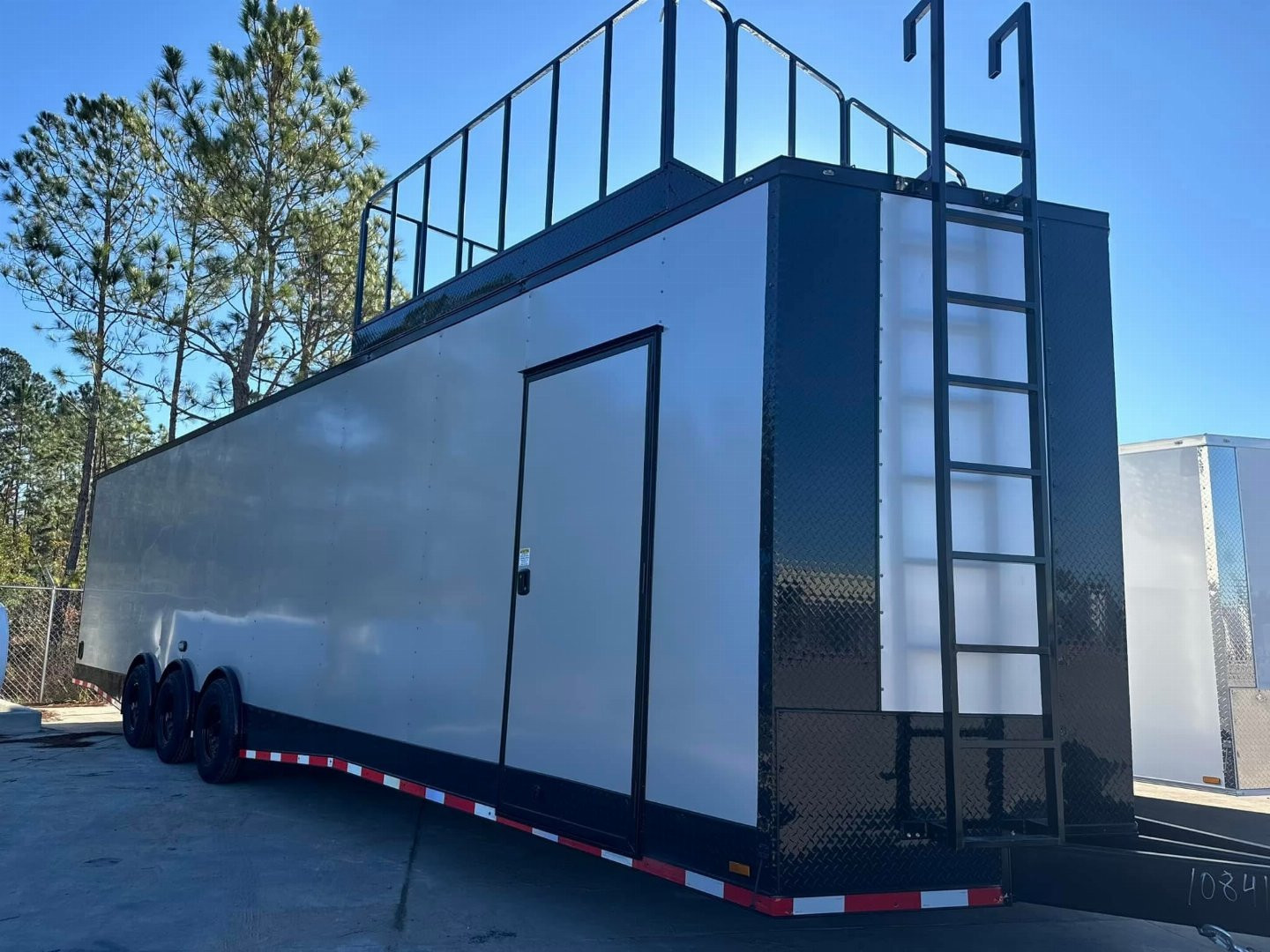 New 2025 8.5x34 Cargo / Enclosed Trailer Silver/Blackout