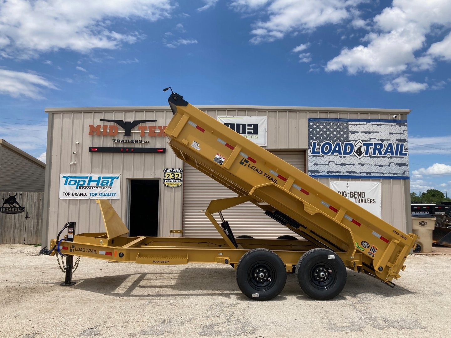 New 2026 Load Trail 83" x 14' Tandem Axle Dump Low-Pro Dump