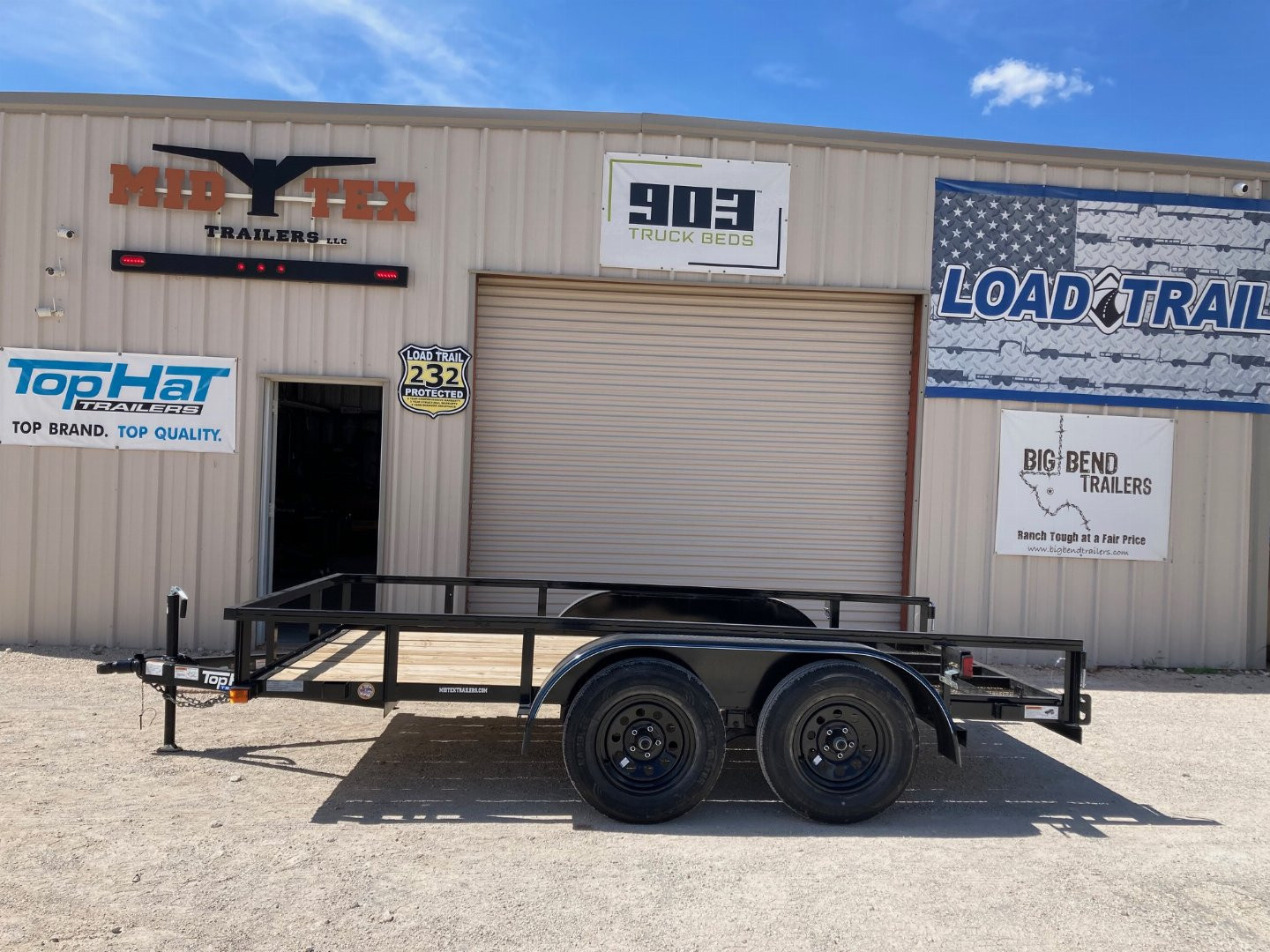 New 2025 Top Hat 12'X77" LDX Utility Trailer for sale in Abilene, TX