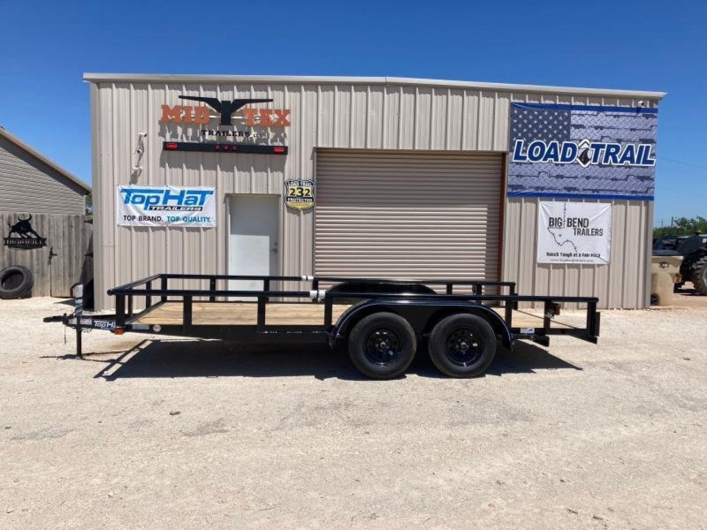New 2025 Top Hat MP 16*83 Utility Trailer W/SIR