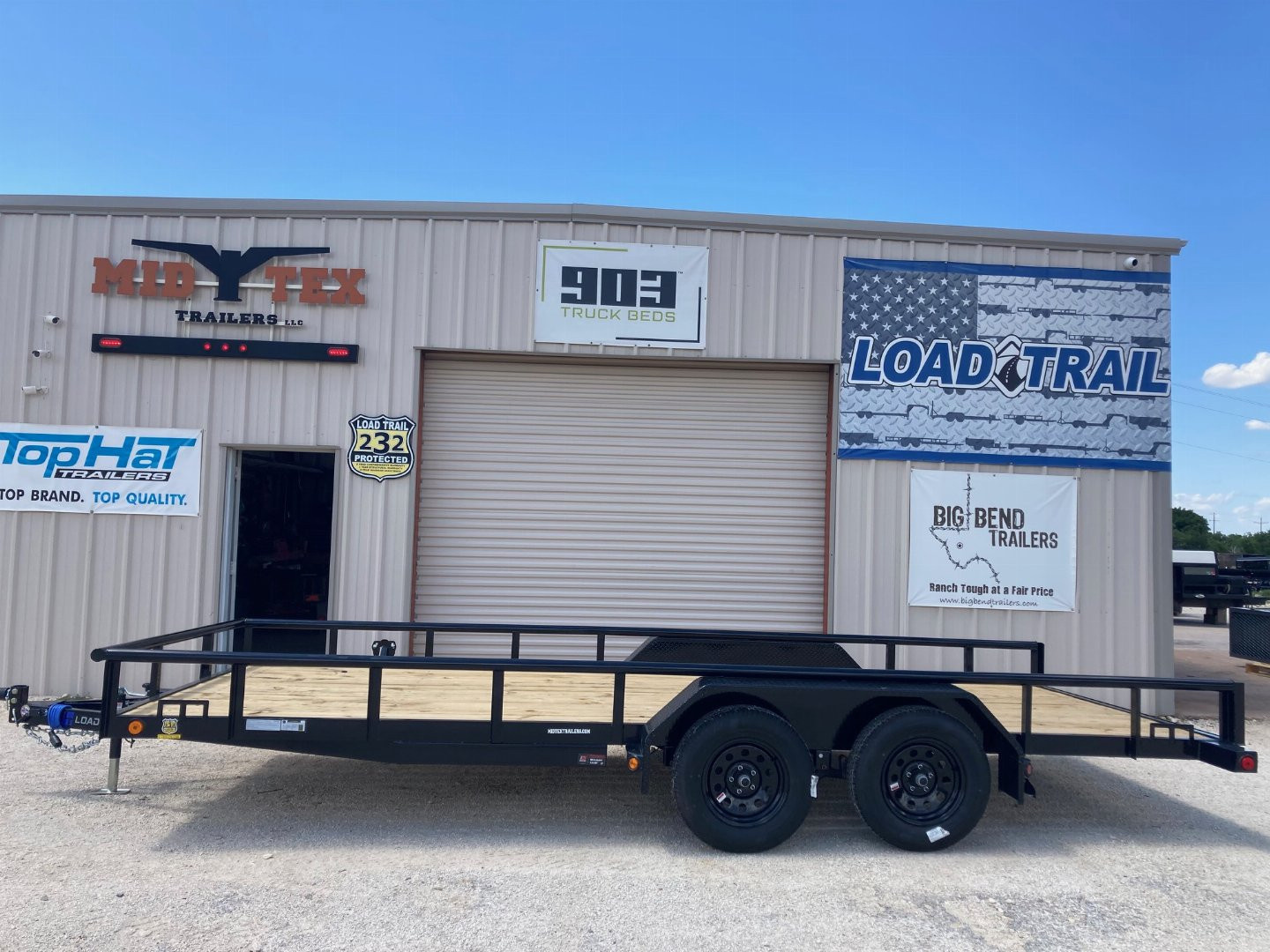 New 2025 Load Trail 83" x 18' Tandem Axle (4" Channel Frame)Utility ...