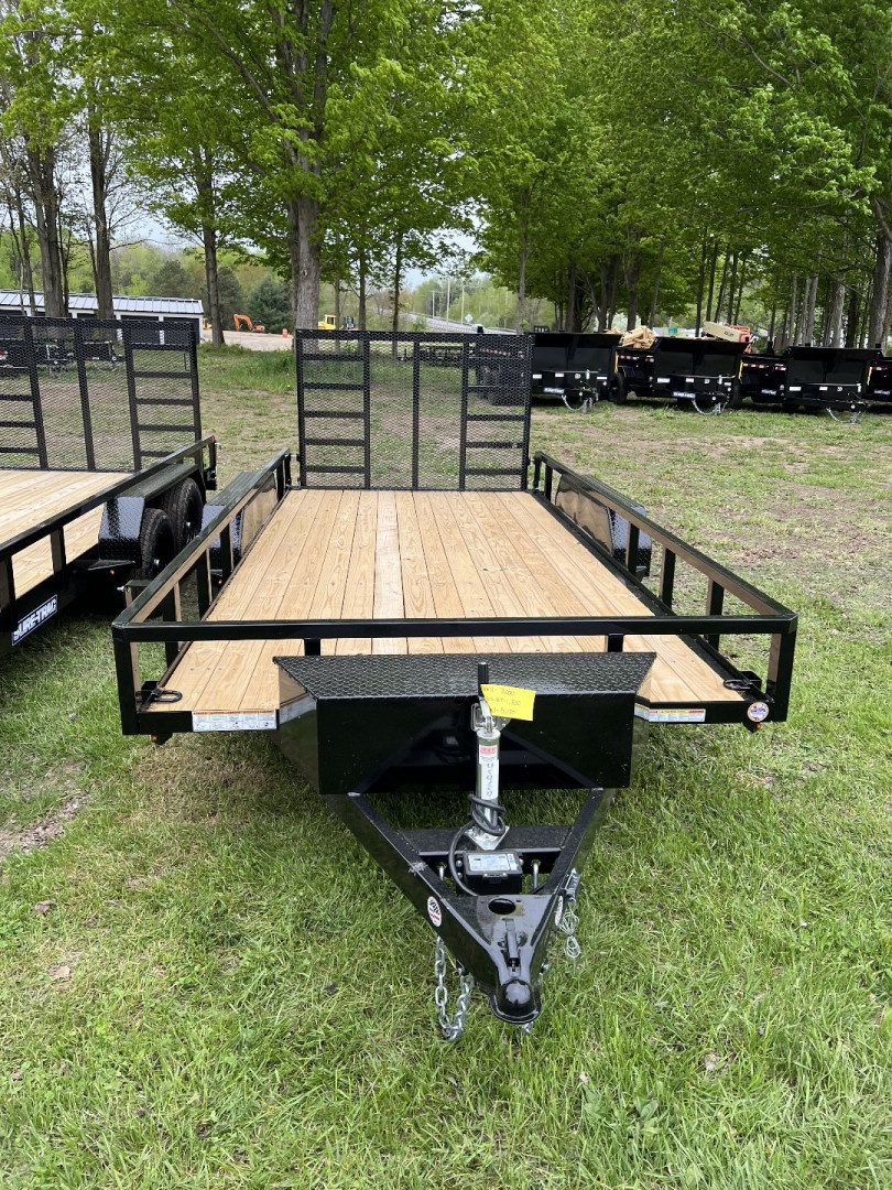 New 2025 Sure-Trac 7X16 7K Utility Trailer