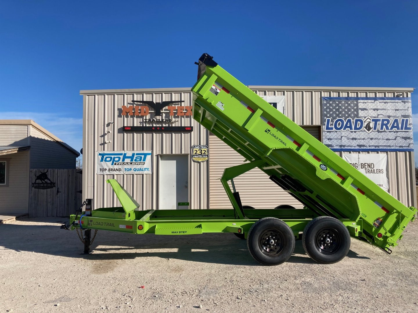 New 2025 Load Trail 83" x 14' Tandem Axle Low-Pro Dump