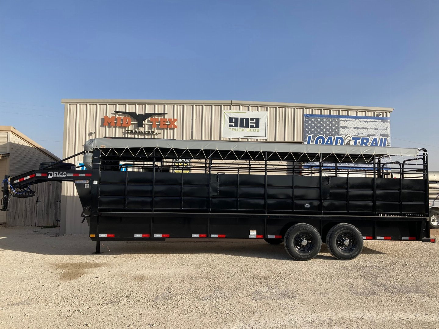 New 2025 Delco Trailers GN Stock 24'x6'8"