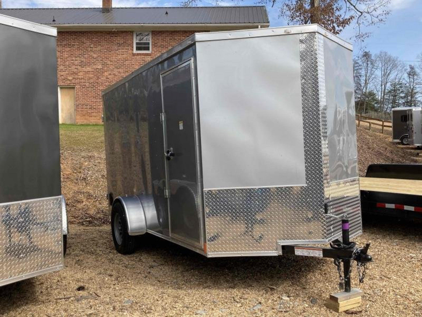 New 2026 Choice Cargo 6x12 Single Axle Enclosed Trailer w/Rear Ramp ...