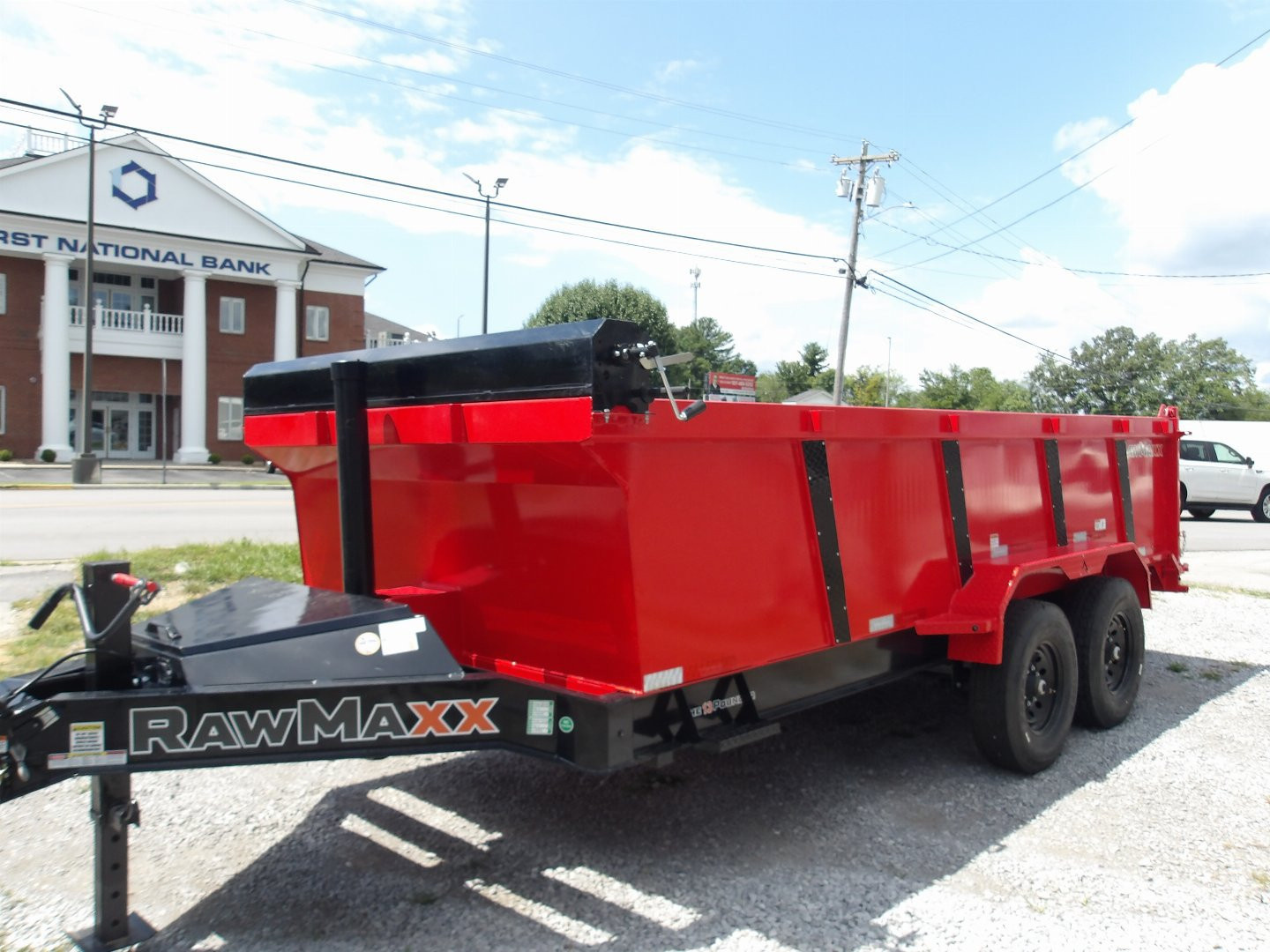 New 2026 RawMaxx LPX 16' DUMP Dump Trailer
