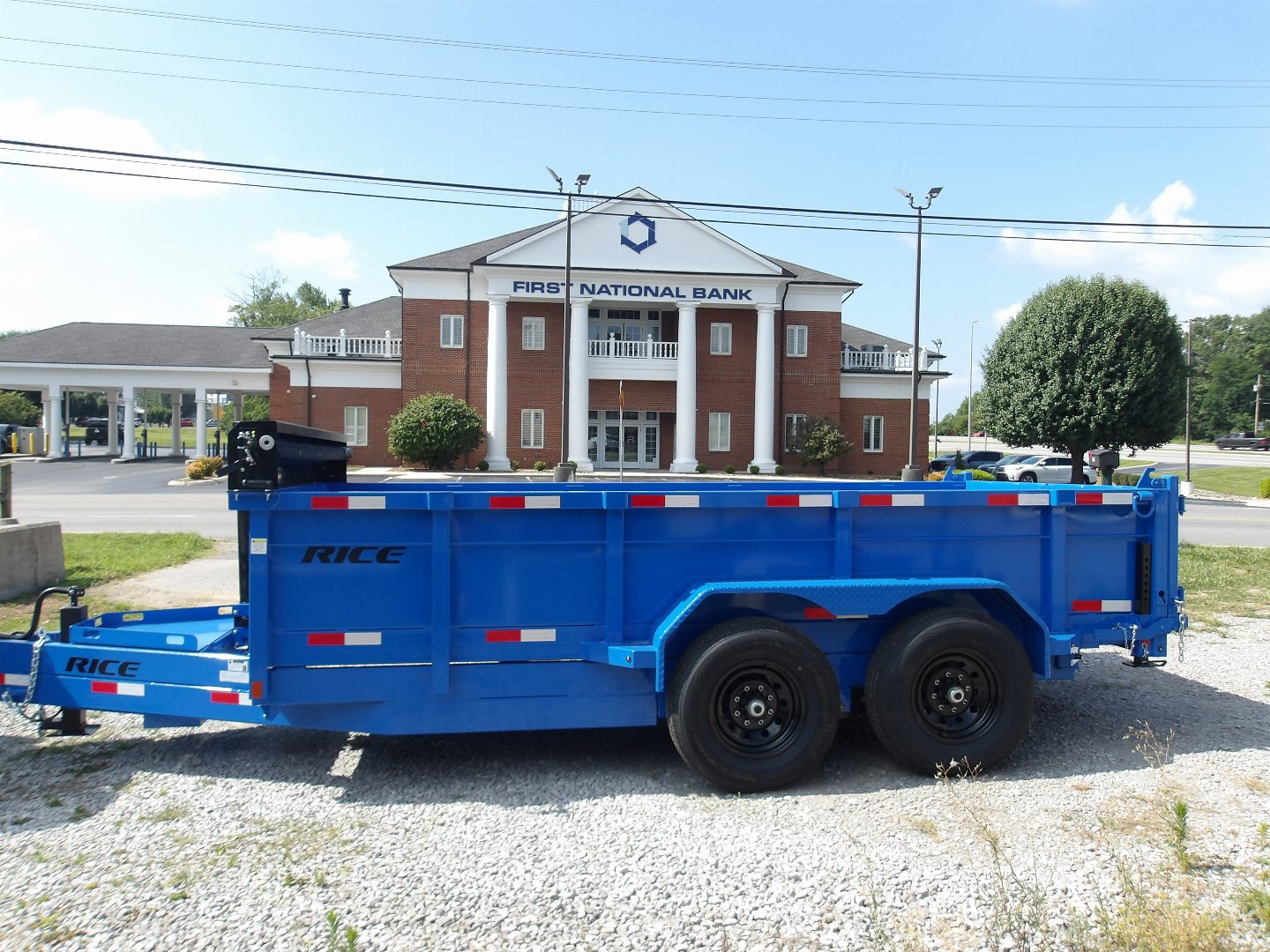 New 2025 Rice Trailers 714 TELESCOPIC DUMP Dump Trailer
