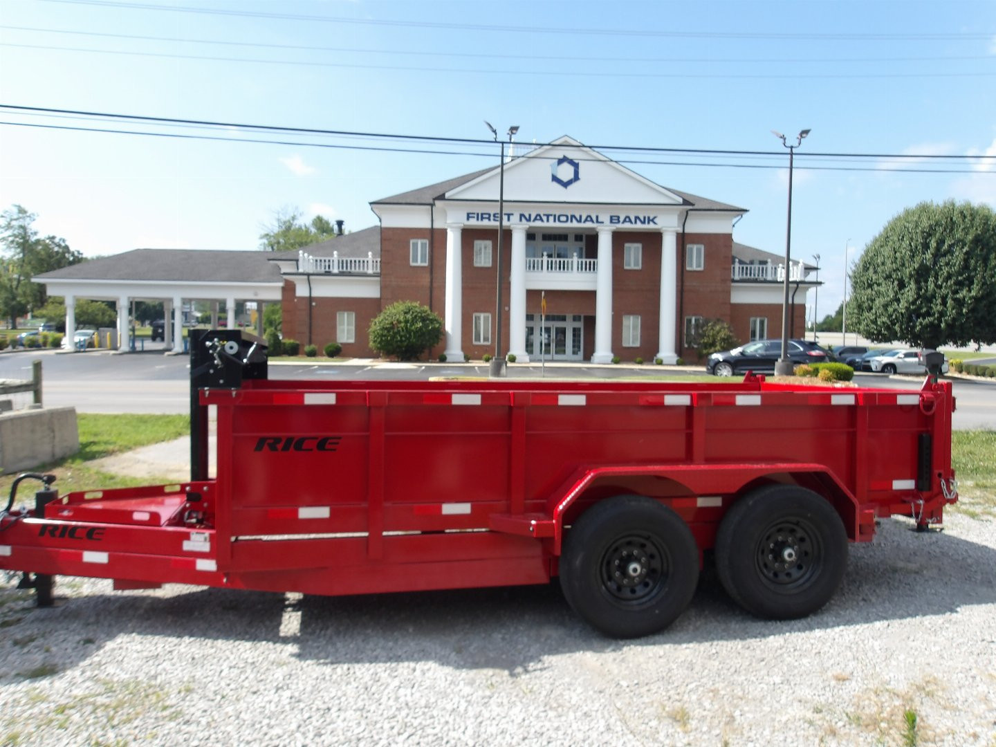 New 2025 Rice Trailers 714 TELESCOPIC DUMP Dump Trailer