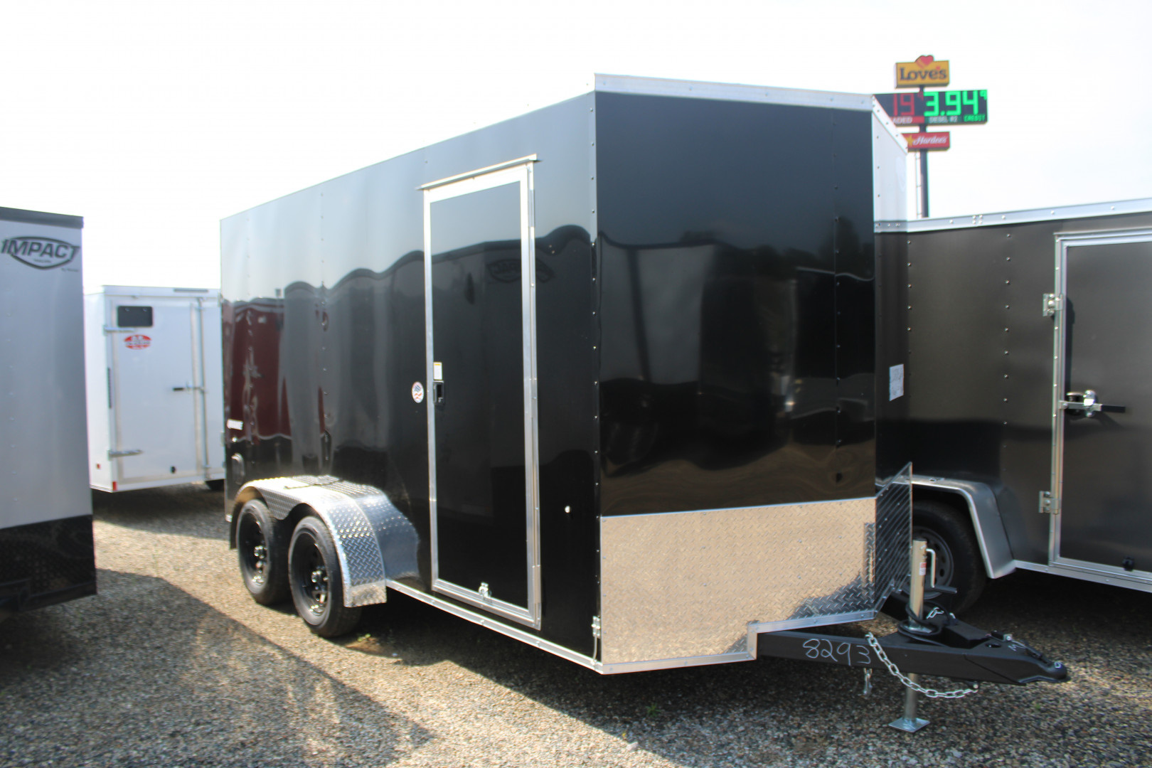 New 2025 Impact Trailers 7X14 R ENCLOSED TRAILER WITH 7' INTERIOR ...