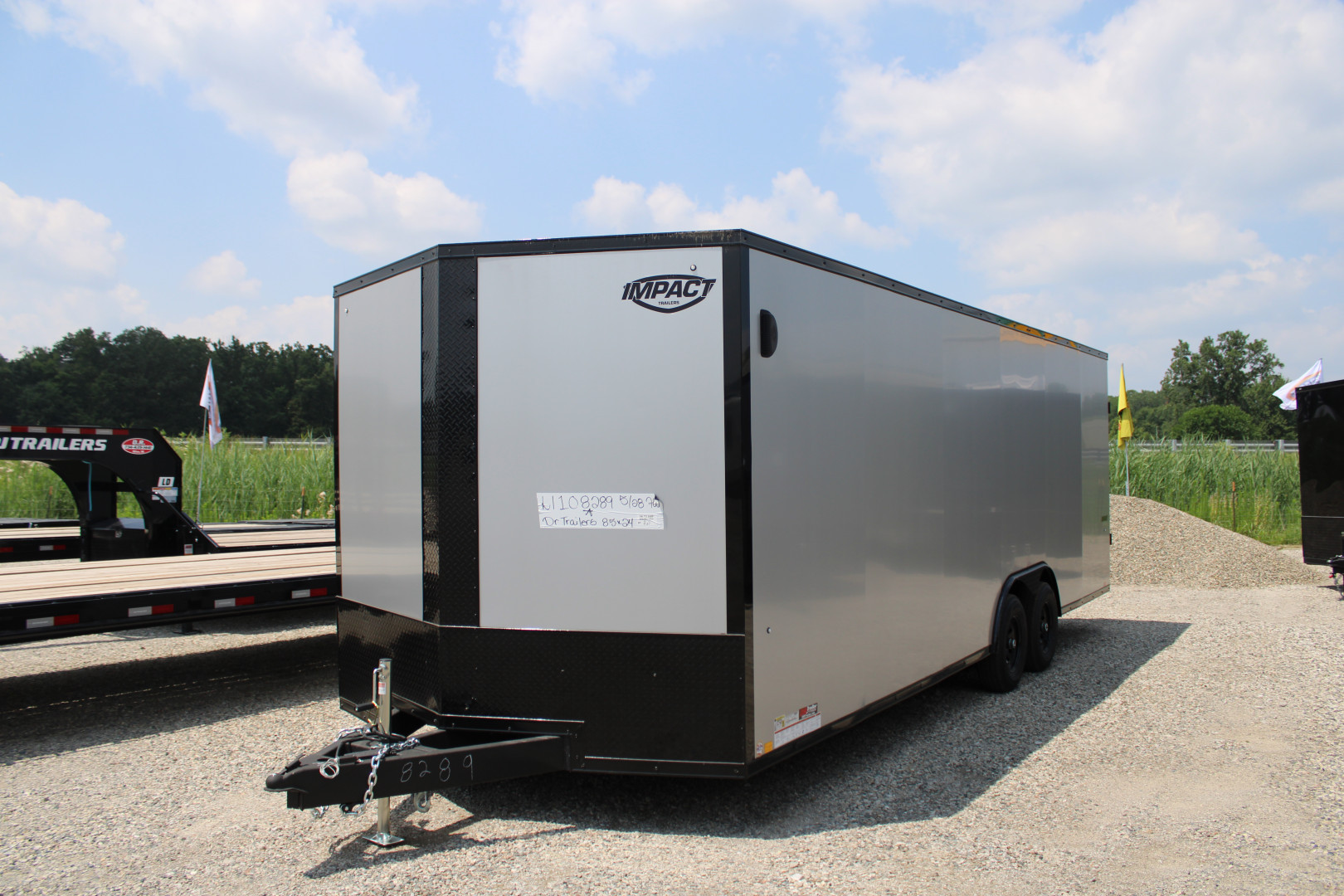 New 2025 Impact Trailers 8.5X24 10K GVWR ENCLOSED CAR HAULER WITH 7 ...