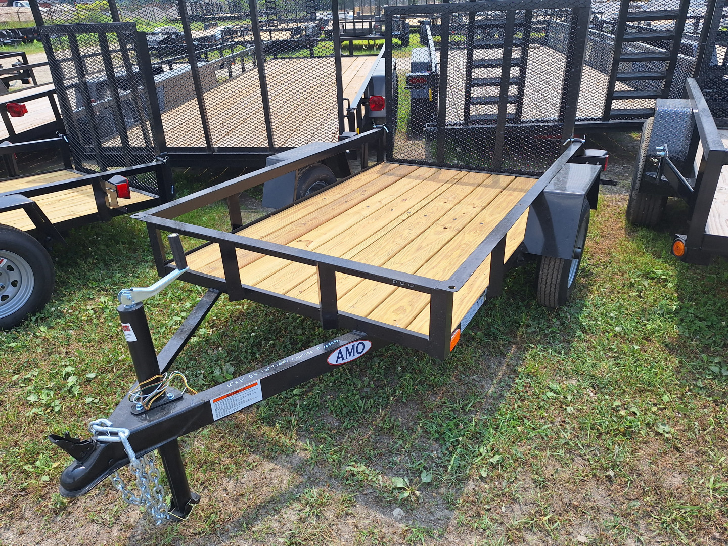 New 2025 AMO 4x6 Light Duty Landscape Trailer