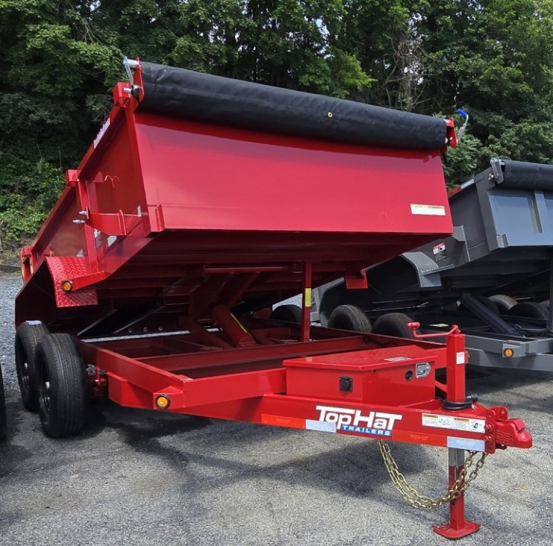 New 2025 Top Hat Trailers 6.5X12 Dump Trailer for sale in Enola, PA