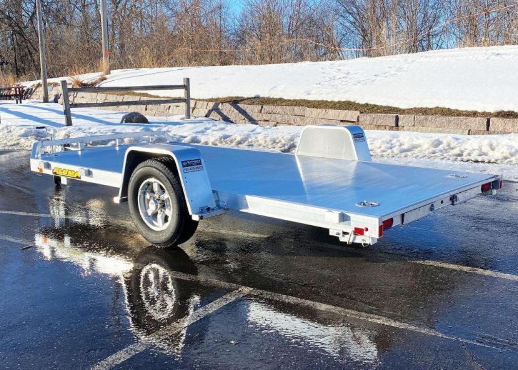 New Aluma 8214H Heavy Duty Aluminum Trailer - Tuck Under Ramps - 5200 ...