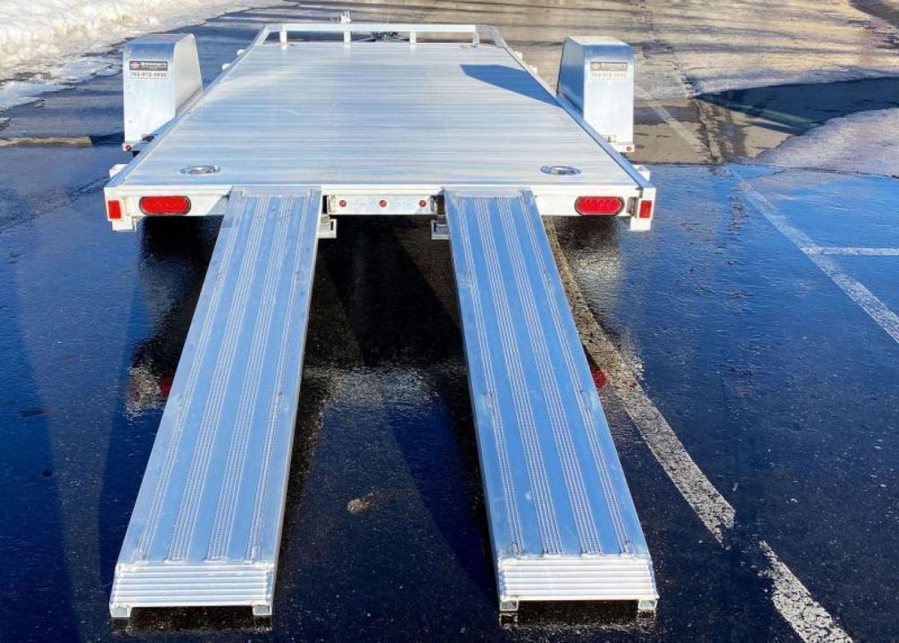 New Aluma 8214H Heavy Duty Aluminum Trailer - Tuck Under Ramps - 5200 ...